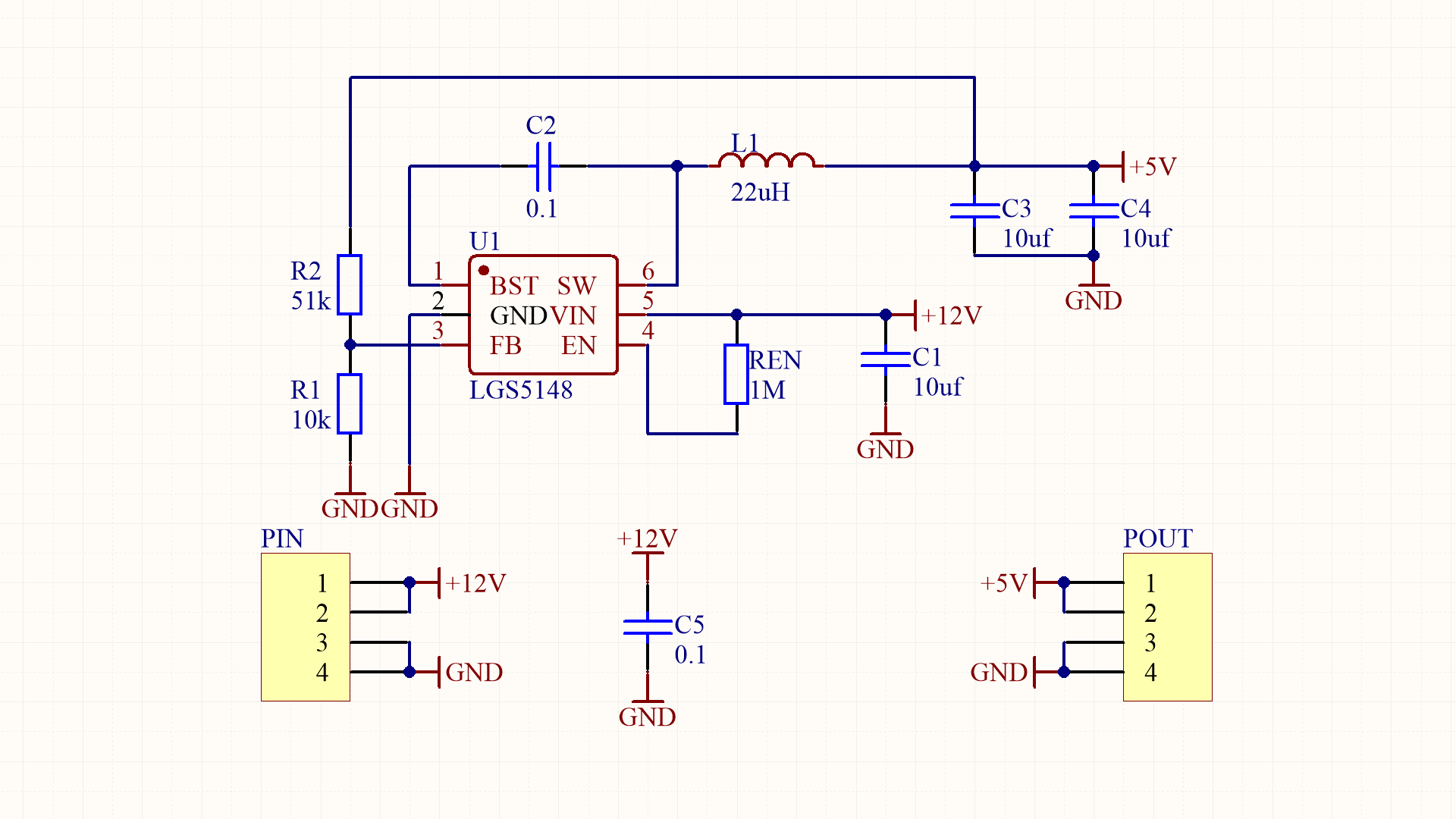 高效同步降压转换器 48V 600mA ： LGS5148-CSDN博客