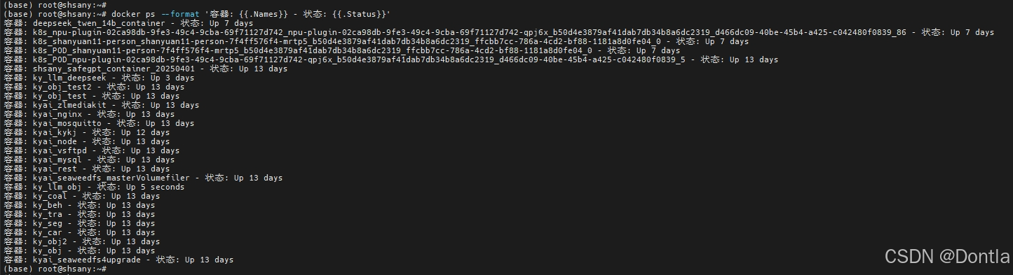 Docker --format 参数介绍（Docker format、Docker -f）（自定义命令输出格式）Docker命令、Docker格式化输出、Docker显示挂载、Docker监控 ...