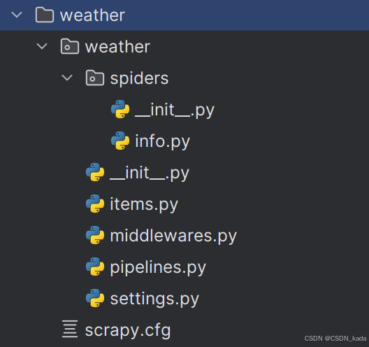scrapy爬虫项目——天气数据采集、MongoDB存储_scrapy爬虫采集天气数据-CSDN博客
