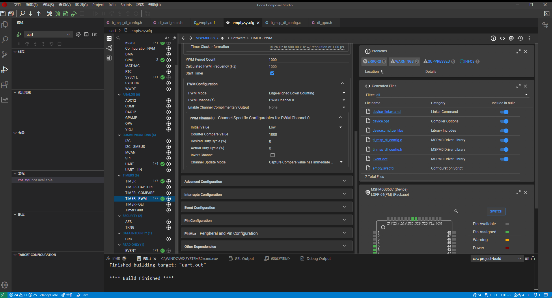 【自学】mspm0——pwm-CSDN博客