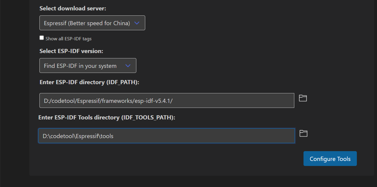 ESP32 +vscode开发环境搭建关键步骤_vscode esp32-CSDN博客