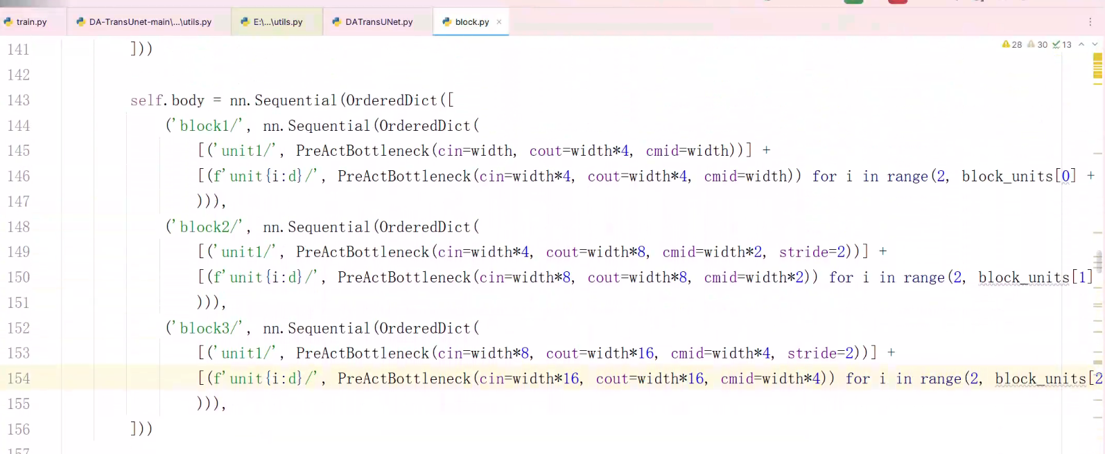 在windows运行TransUNet,DATransUNet等系列报错：Transformer/...query\\kernel is not a file in the archive ...