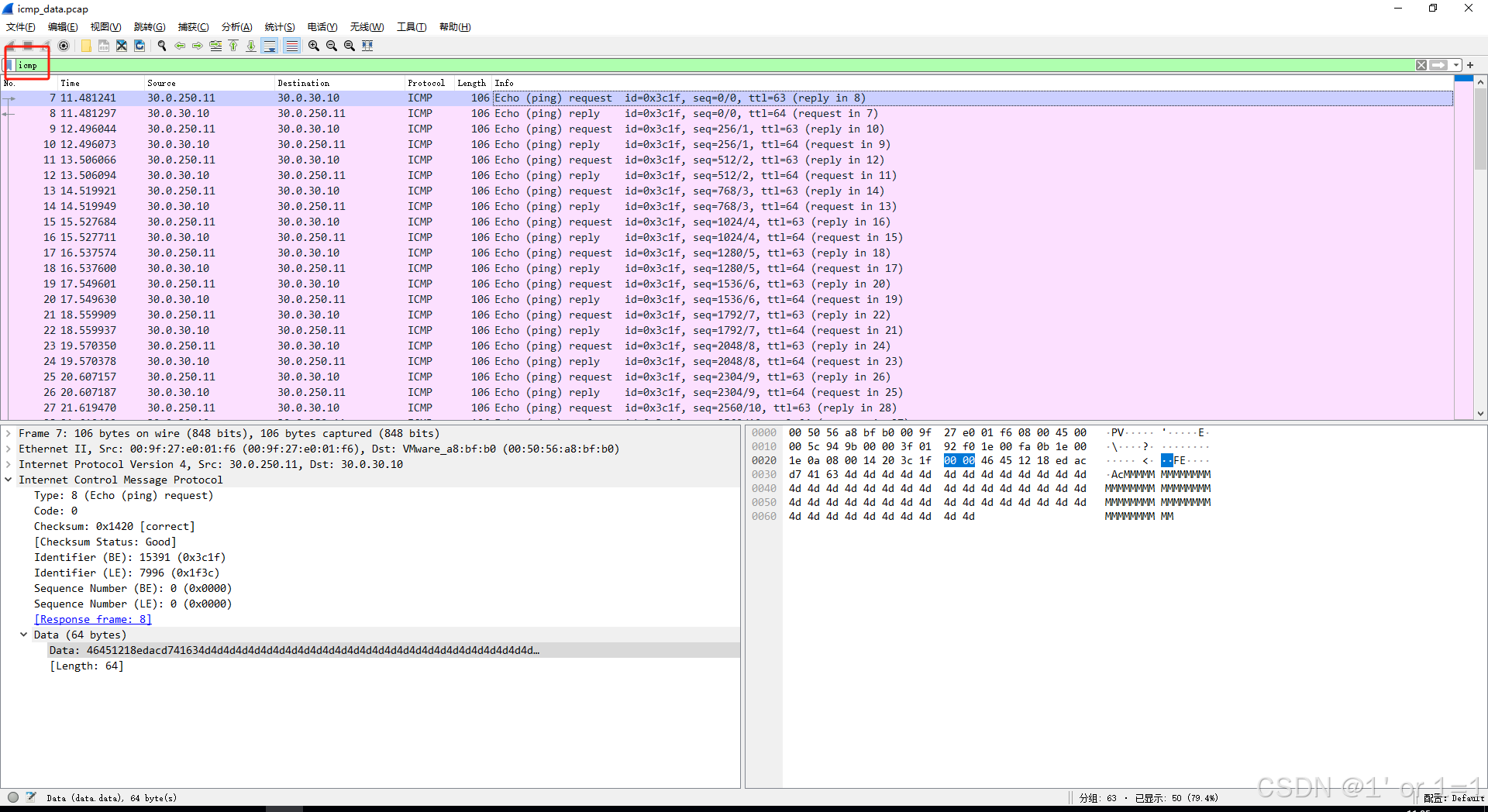 CTFHub解题笔记-Misc-icmp-data流量_ctfhub icmp-CSDN博客