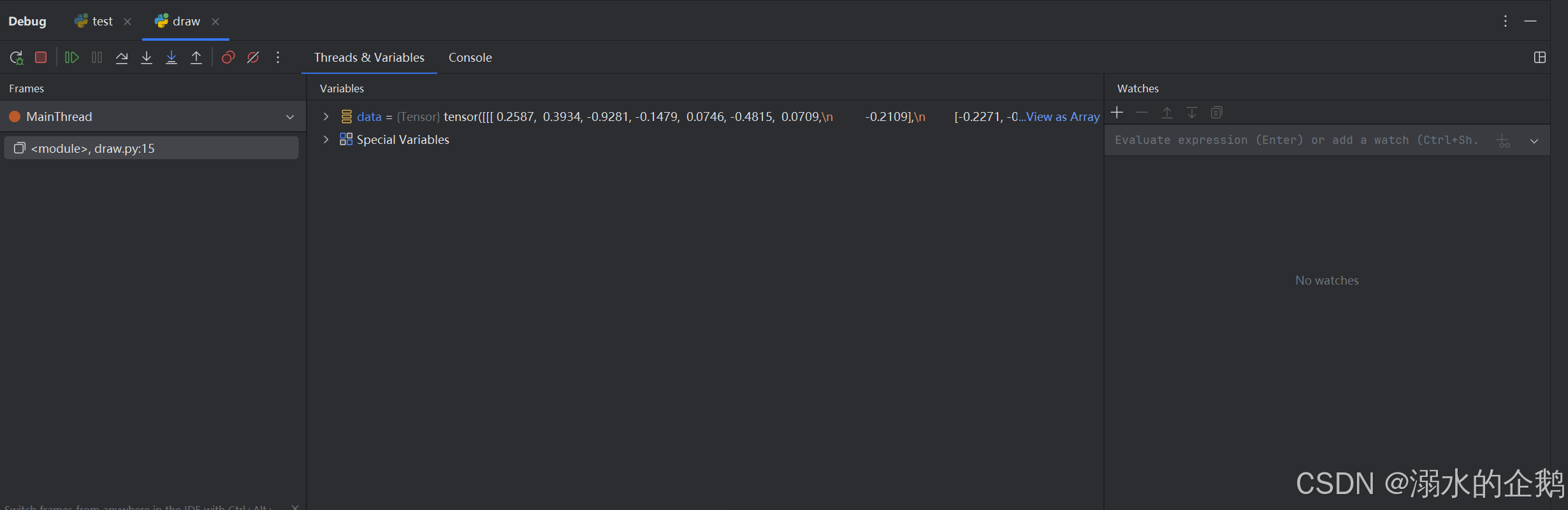 为什么现在pycharm不显示tensor的维度信息_pycharm debug 不显示tensor维度-CSDN博客