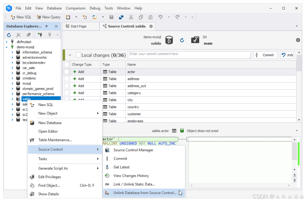 MySQL数据库版本控制（二）_mysql git管理版本-CSDN博客