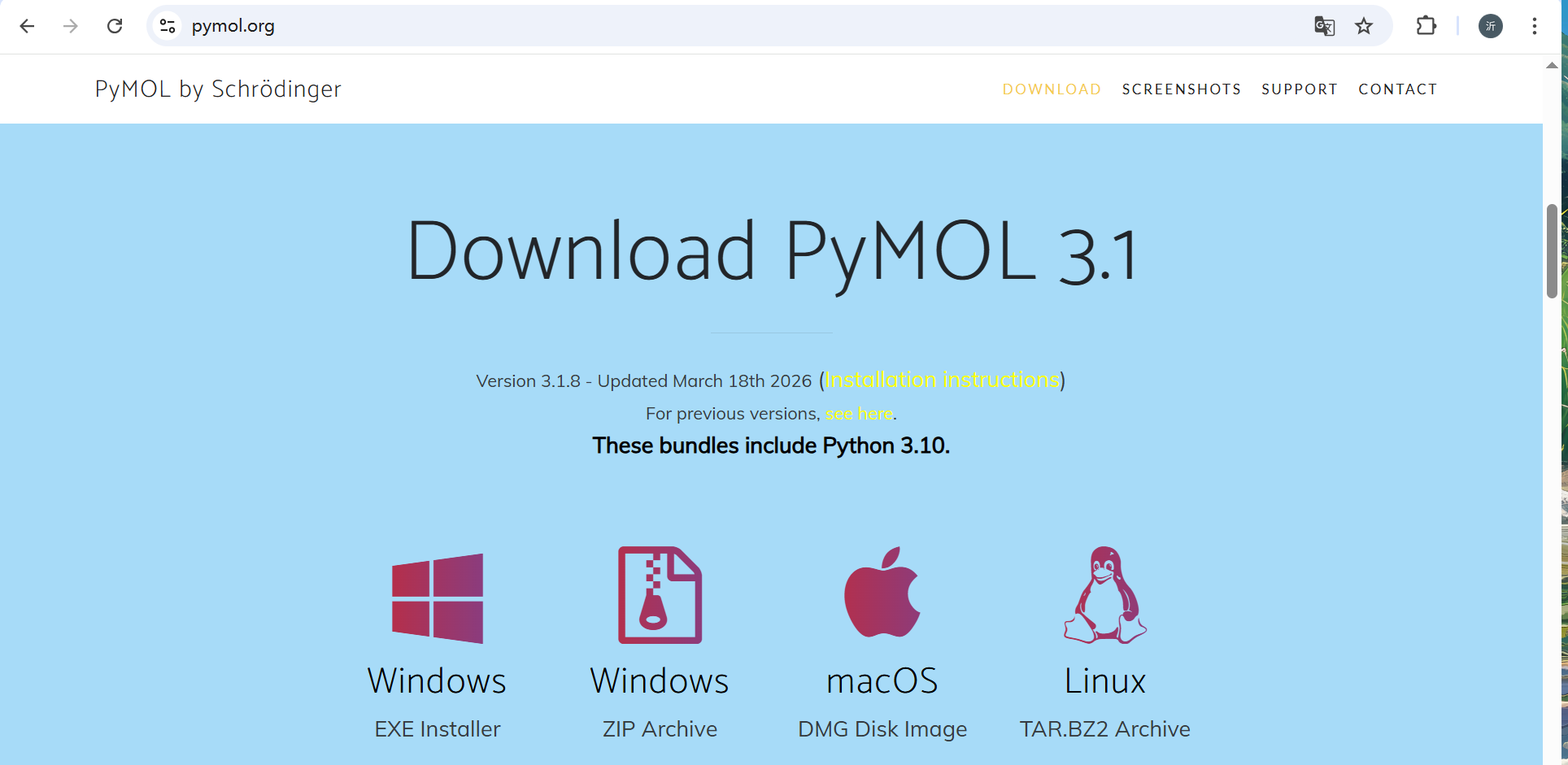 PyMOL小白安装教程_pymol安装教程-CSDN博客