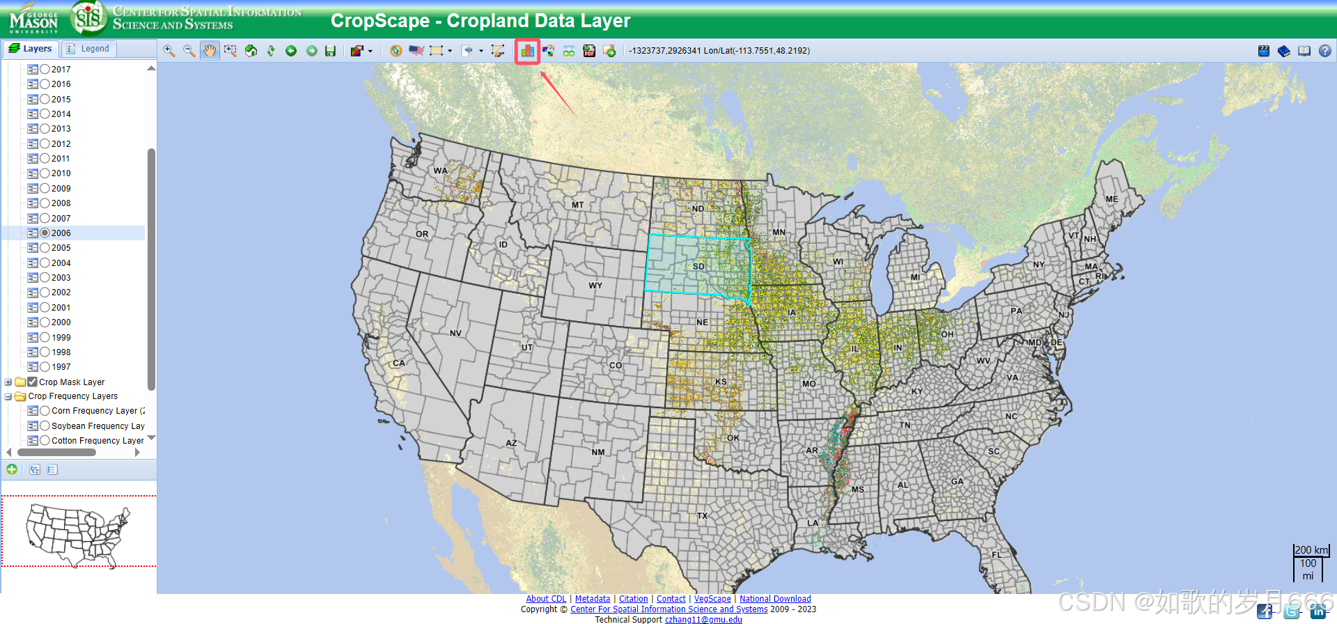 Crop Data Layer--农田数据层数据下载_cropland data layer-CSDN博客