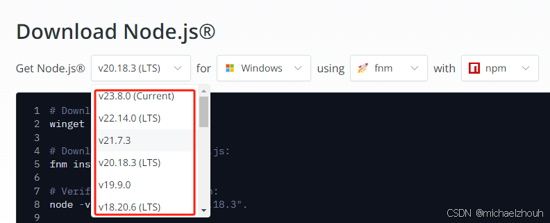 nvm安装node18以上的版本，node能成功但npm安装失败，报错npm Error: Cannot find module ‘@npmcli/config‘，解决办法_node20.18 ...