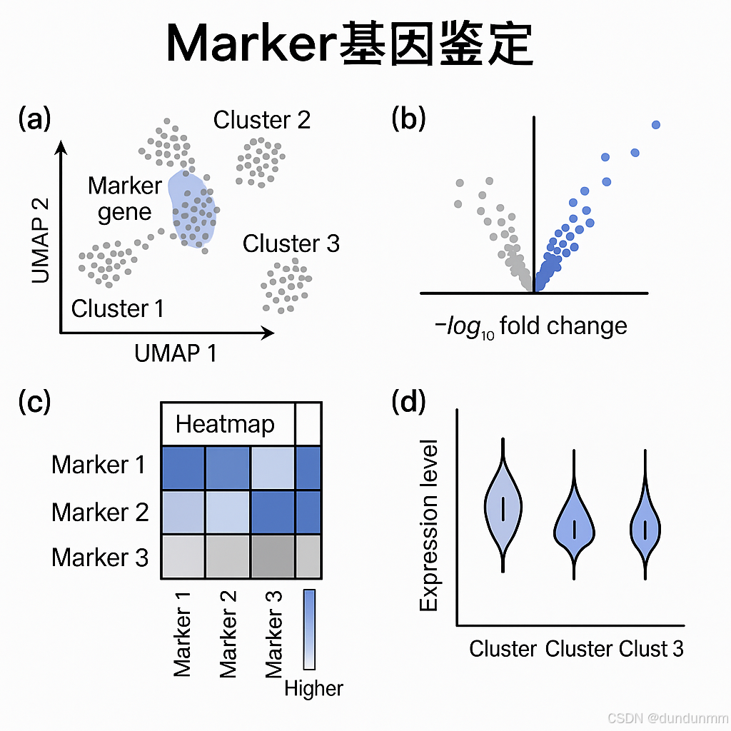 【每天一个知识点】Marker基因鉴定（Marker gene identification）-CSDN博客
