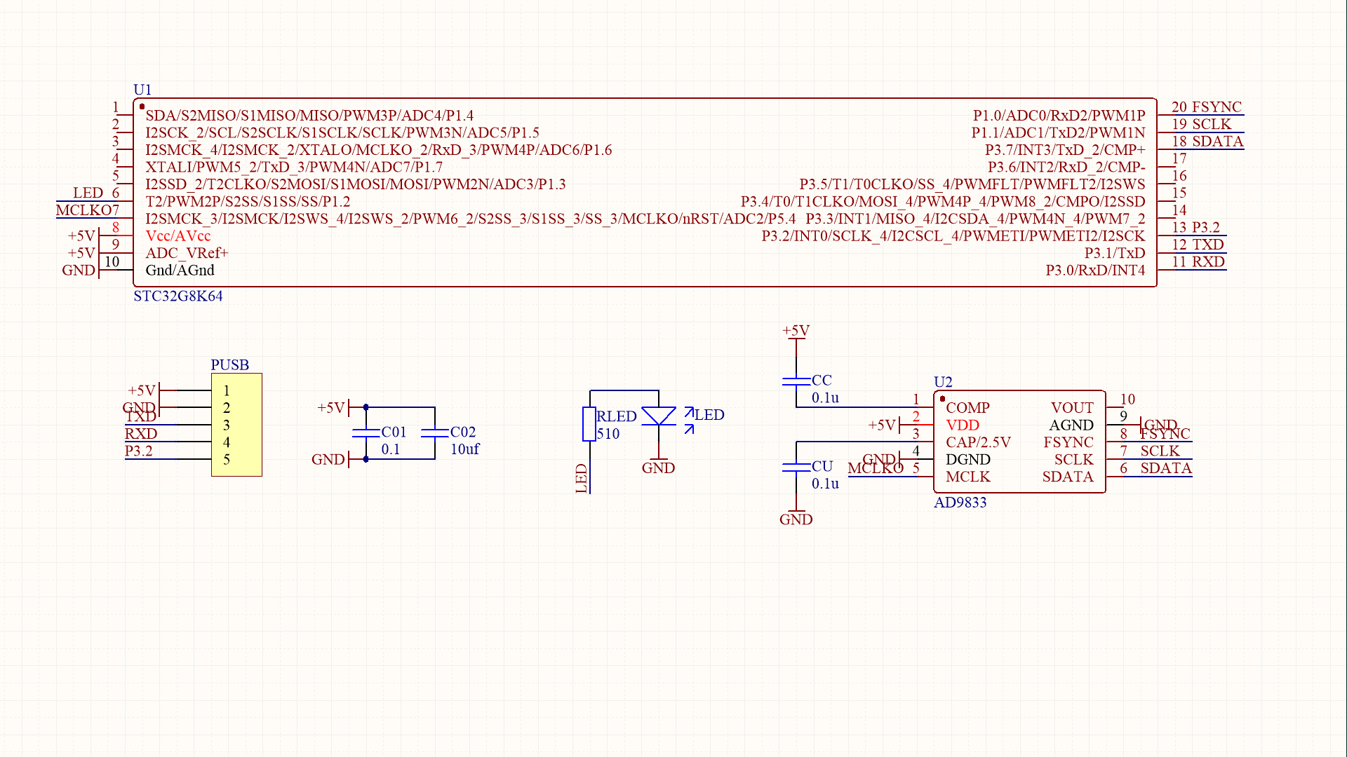 AD9833可编程波形发生器-CSDN博客