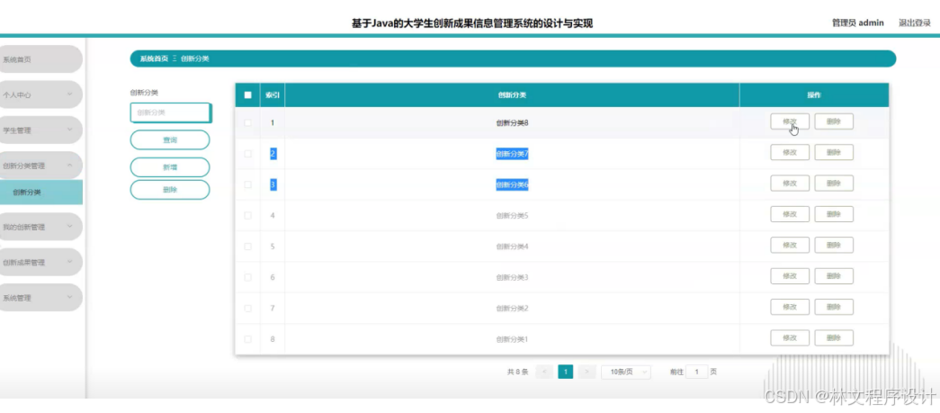 计算机毕业设计基于java的大学生创新成果信息管理系统的设计与实现 基于java的大学生创新创业成果管理平台 大学生创新成果信息管理系统的开发与应用学生创新成果管理系统 Csdn博客