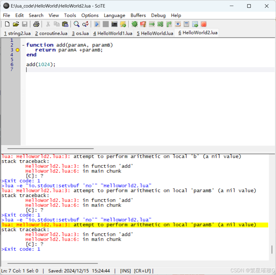 Lua语言入门 - Lua 错误处理_lua运行报错机制-CSDN博客