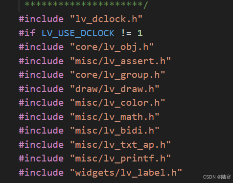 error: implicit declaration of function ‘lv_dclock_create‘； did you ...