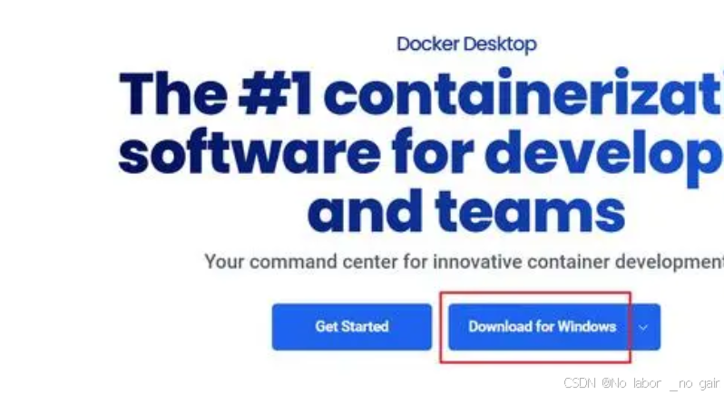 《详细教程：教你在 Windows 电脑上安装并使用 Docker》_windows docker.io-CSDN博客