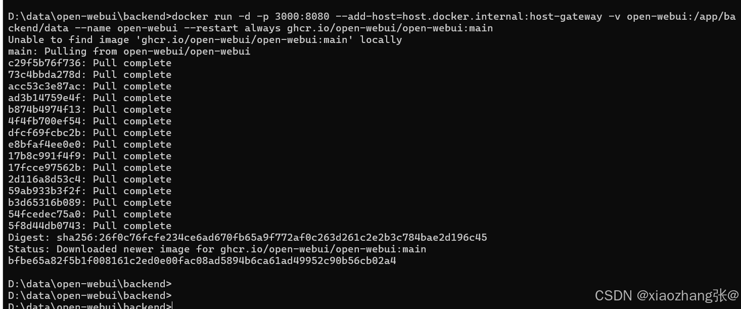 docker+ollama+DeepSeek+openwebui+windows11家庭中文版_deepseek-r1:1.5b-CSDN博客