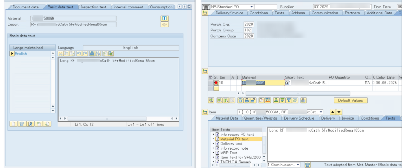 PO text copy rules: Copy Material long text to PO item text. 复制物料超长描述到 ...