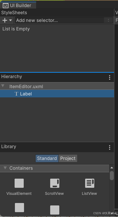 UI Toolkit以及UI Builder_uibuilder-CSDN博客