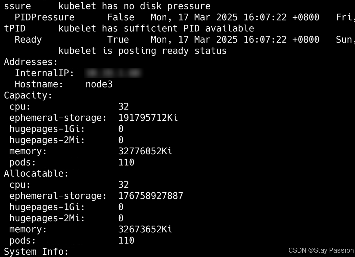 K8S：Node didn‘t have enough resource: pods, requested: 1, used: 110, capacity: 110 报错解决_node ...