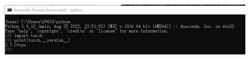 快速安装PyTorch（一）!!!CPU版本_torch cpu版本-CSDN博客