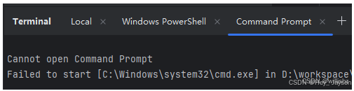 新版本idea或pycharm无法打开terminal命令行_idea terminal打不开-CSDN博客