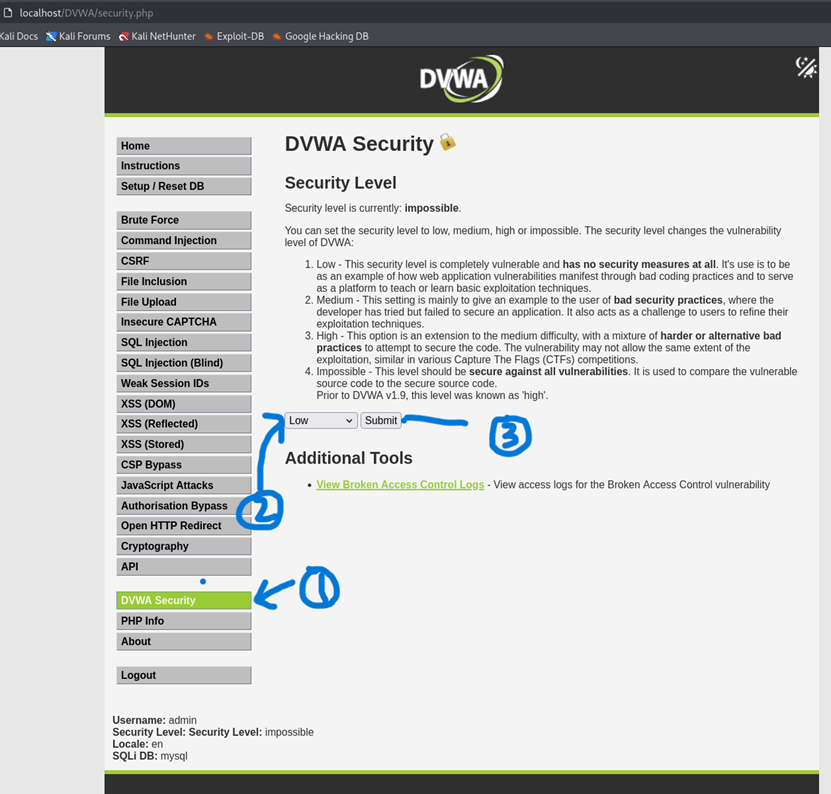 Kali-Linux中安装DVWA_kali安装dvwa-CSDN博客