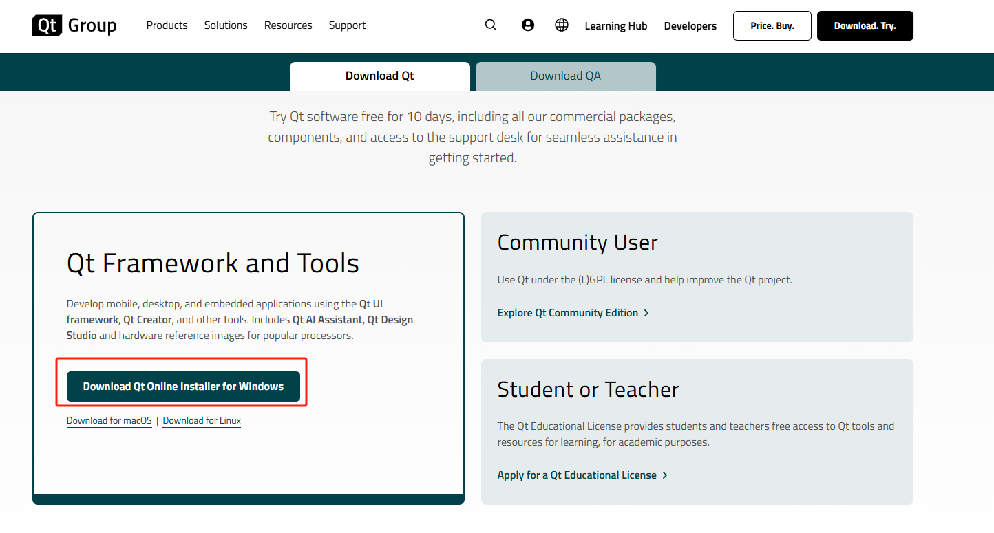 QT的安装(Windows、Linux/Ubuntu) 保姆级 详细_ubuntu安装qt-CSDN博客
