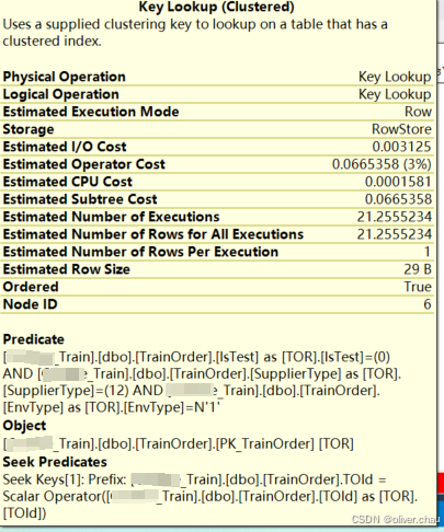 实战：看懂并分析执行计划——Key Lookup (Clustered)-CSDN博客