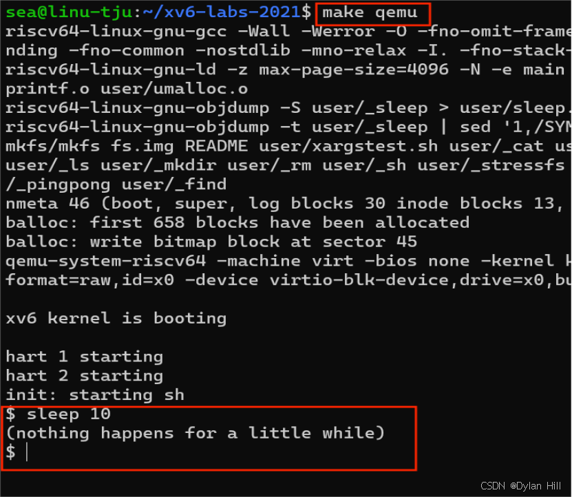 MIT lab1:XV6与UNIX实用程序_mit xv6-CSDN博客