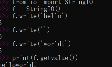 PythonIO编程——StringIO和BytesIO_python bytesio getvalue-CSDN博客