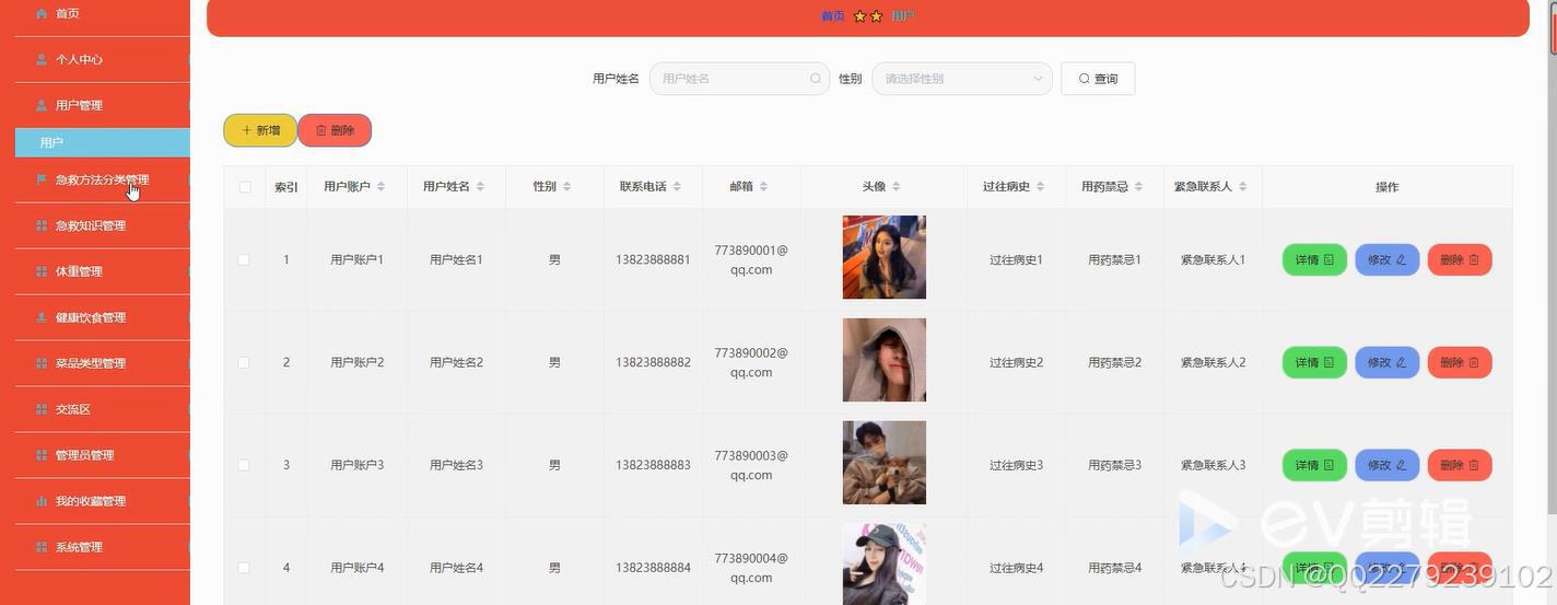 java ssm基于Android急救知识小助手系统uniapp健康饮食体重管理（源码+文档+运行视频+讲解视频）-CSDN博客