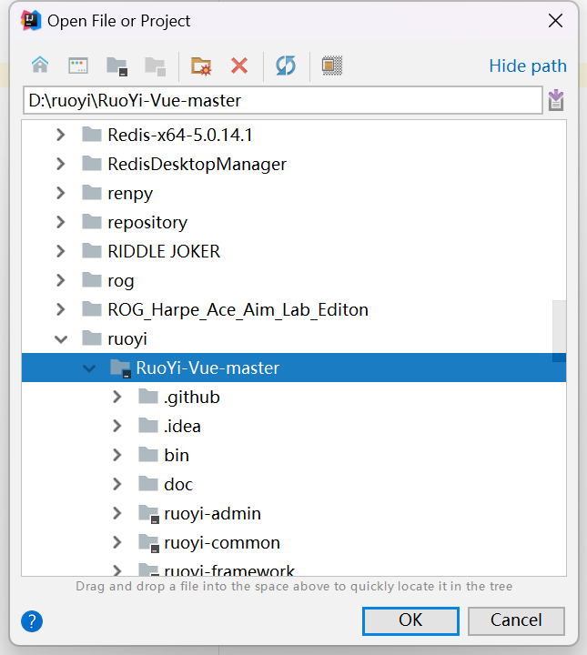 Ruoyi-vue的搭建_ruoyi vue-CSDN博客