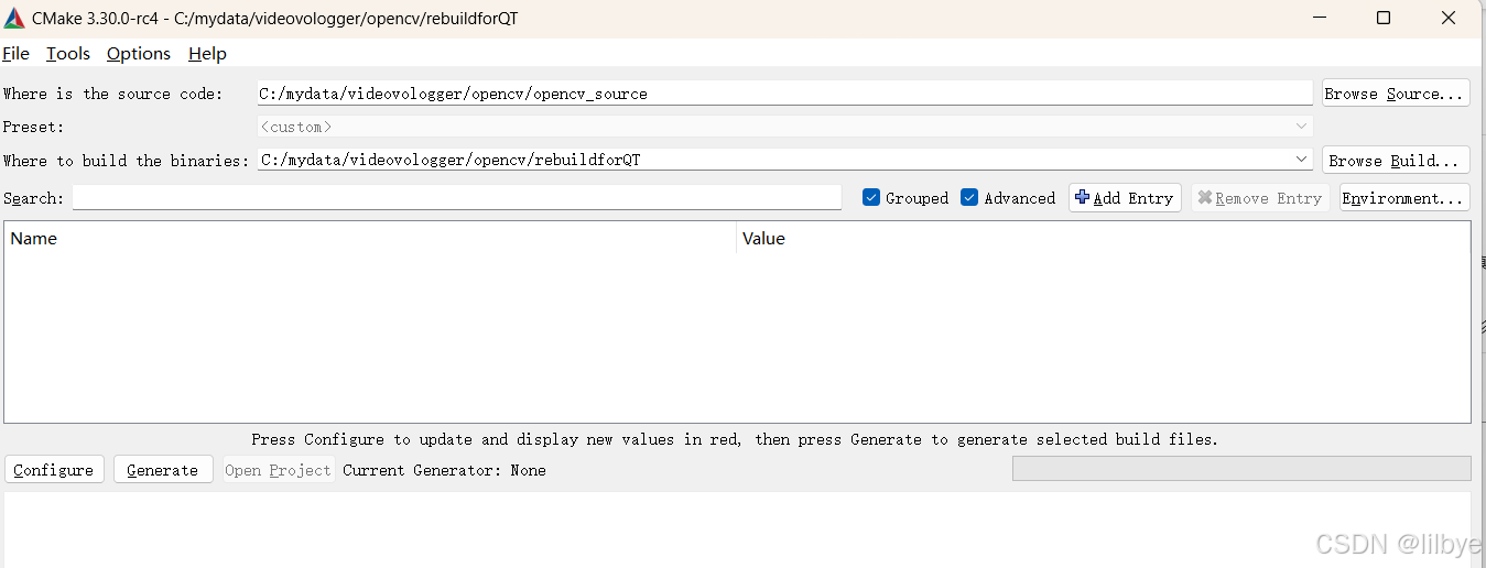 QT6 mingw编译opencv源码_qt6编译 opencv-CSDN博客