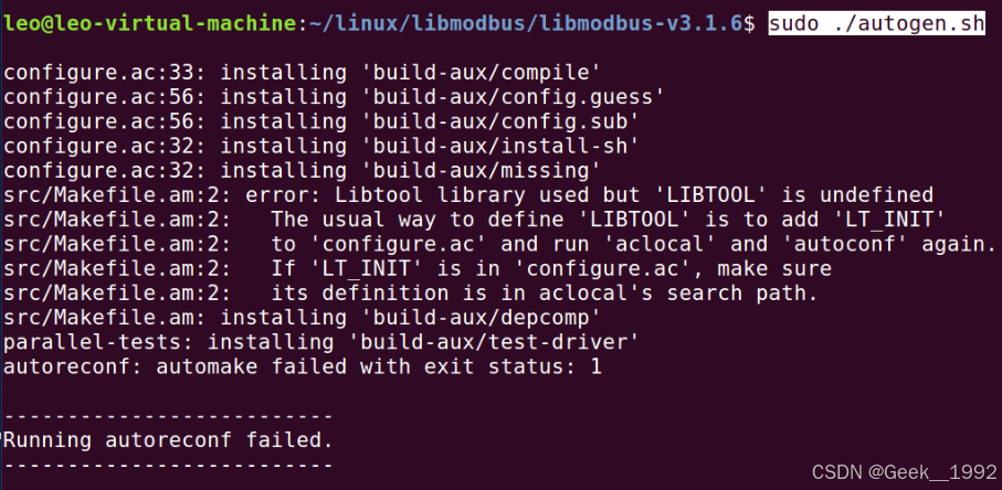 LibModbus移植_libmodbus交叉编译-CSDN博客