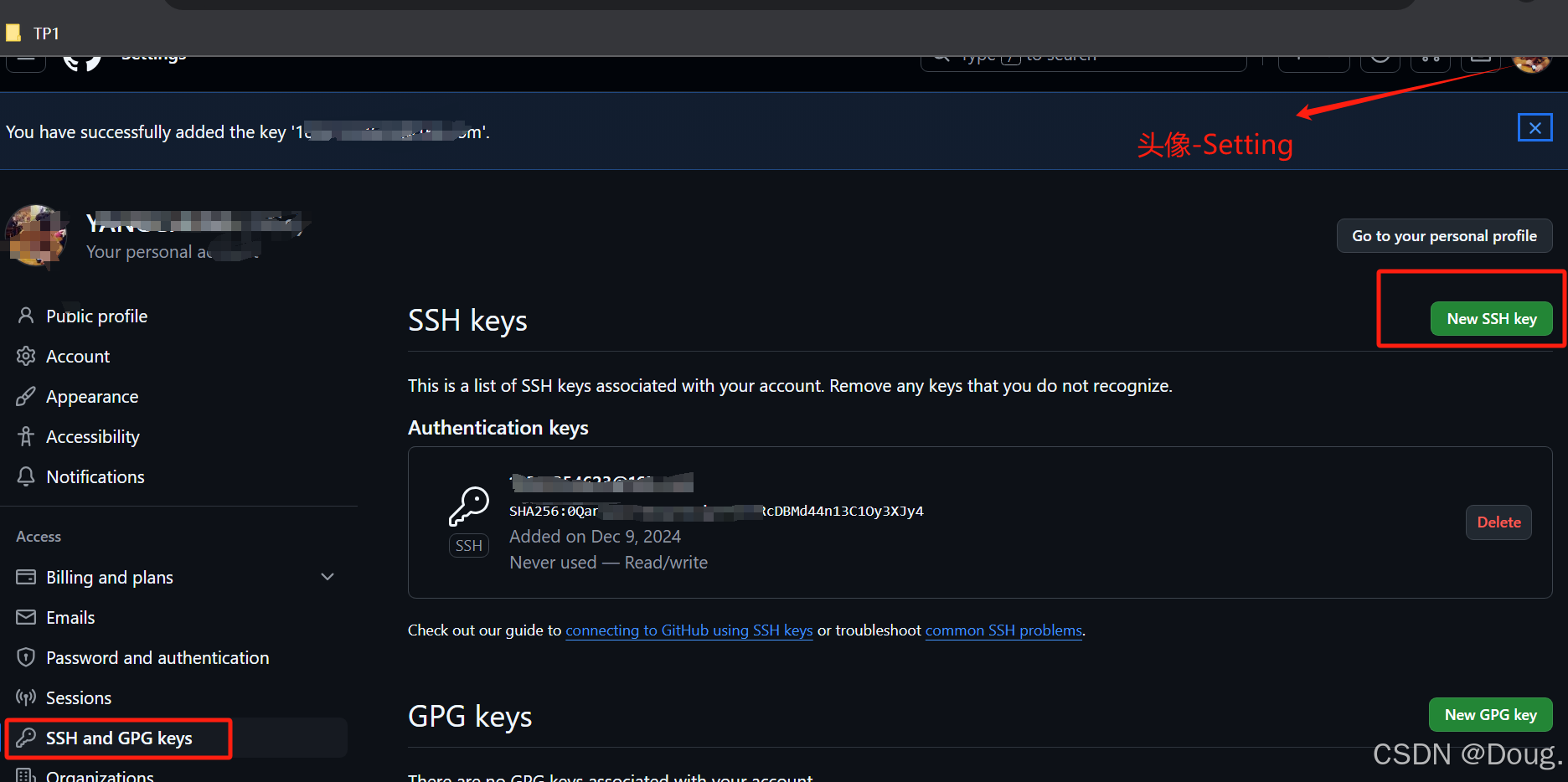 [实战问题]github权限问题：git@github.com: Permission denied (publickey)_github ssh权限-CSDN博客