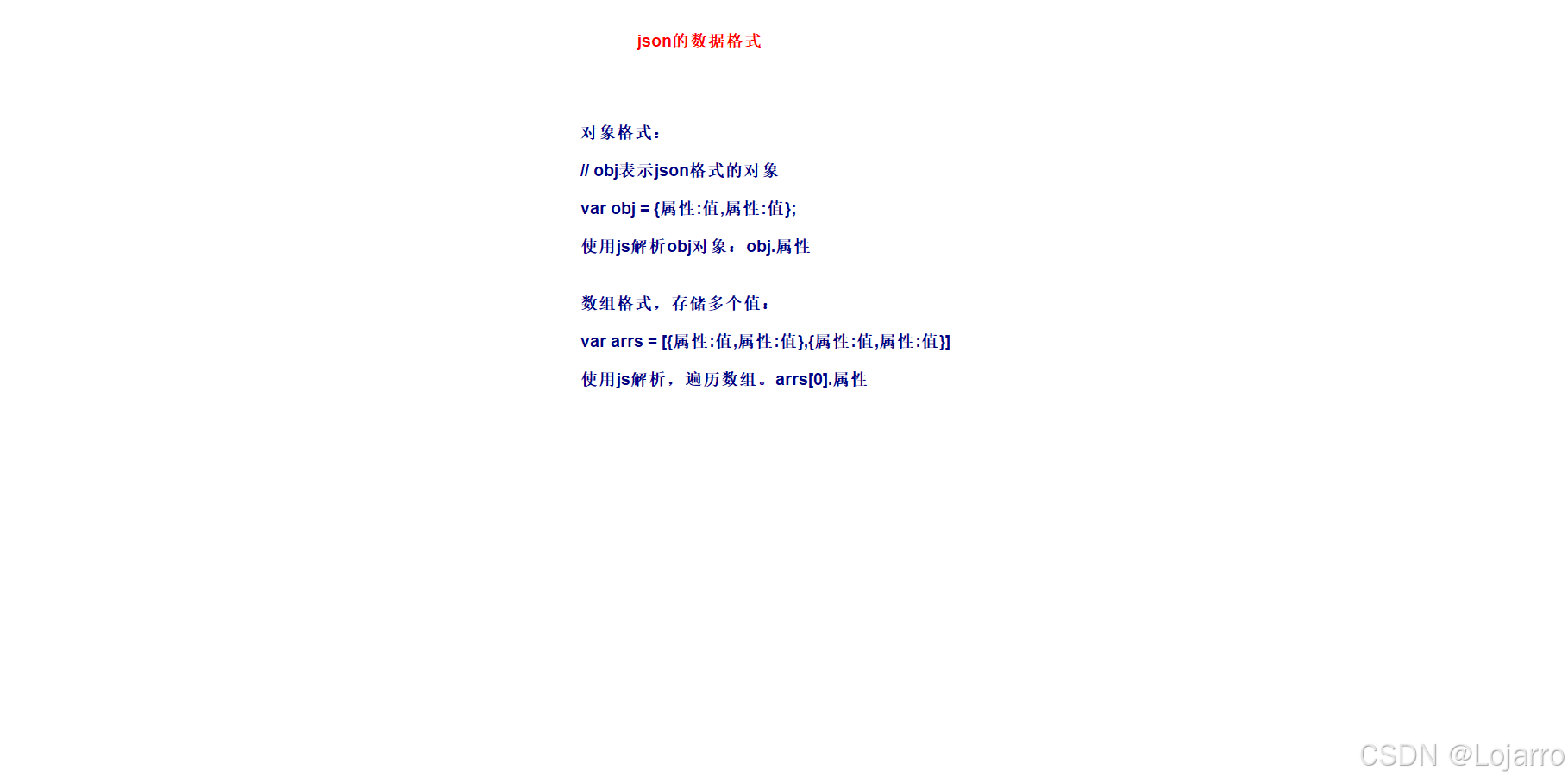 JavaEE基础之-JSON_json 对象列表-CSDN博客