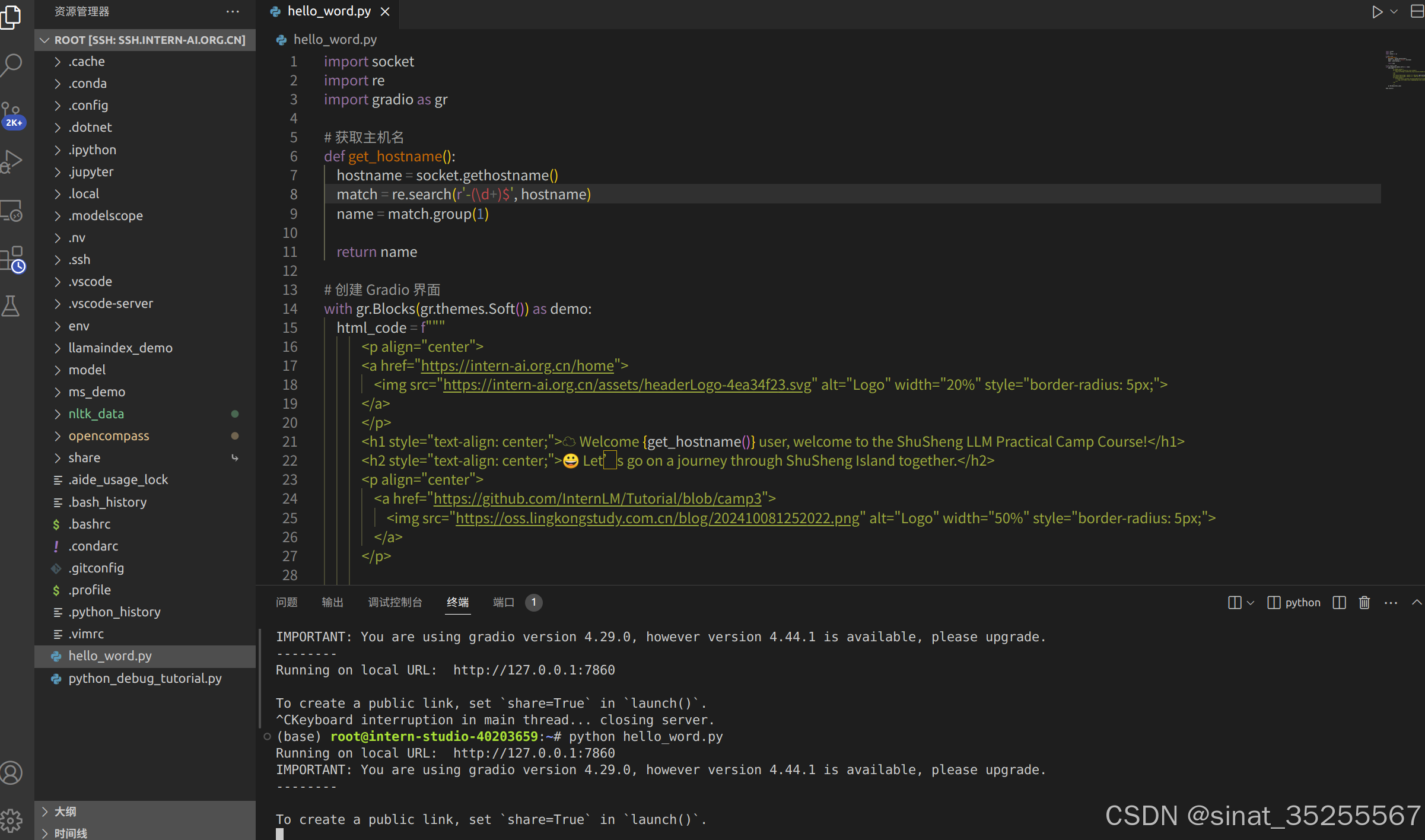 书生大模型实战营_vscode 自定义大模型api-CSDN博客