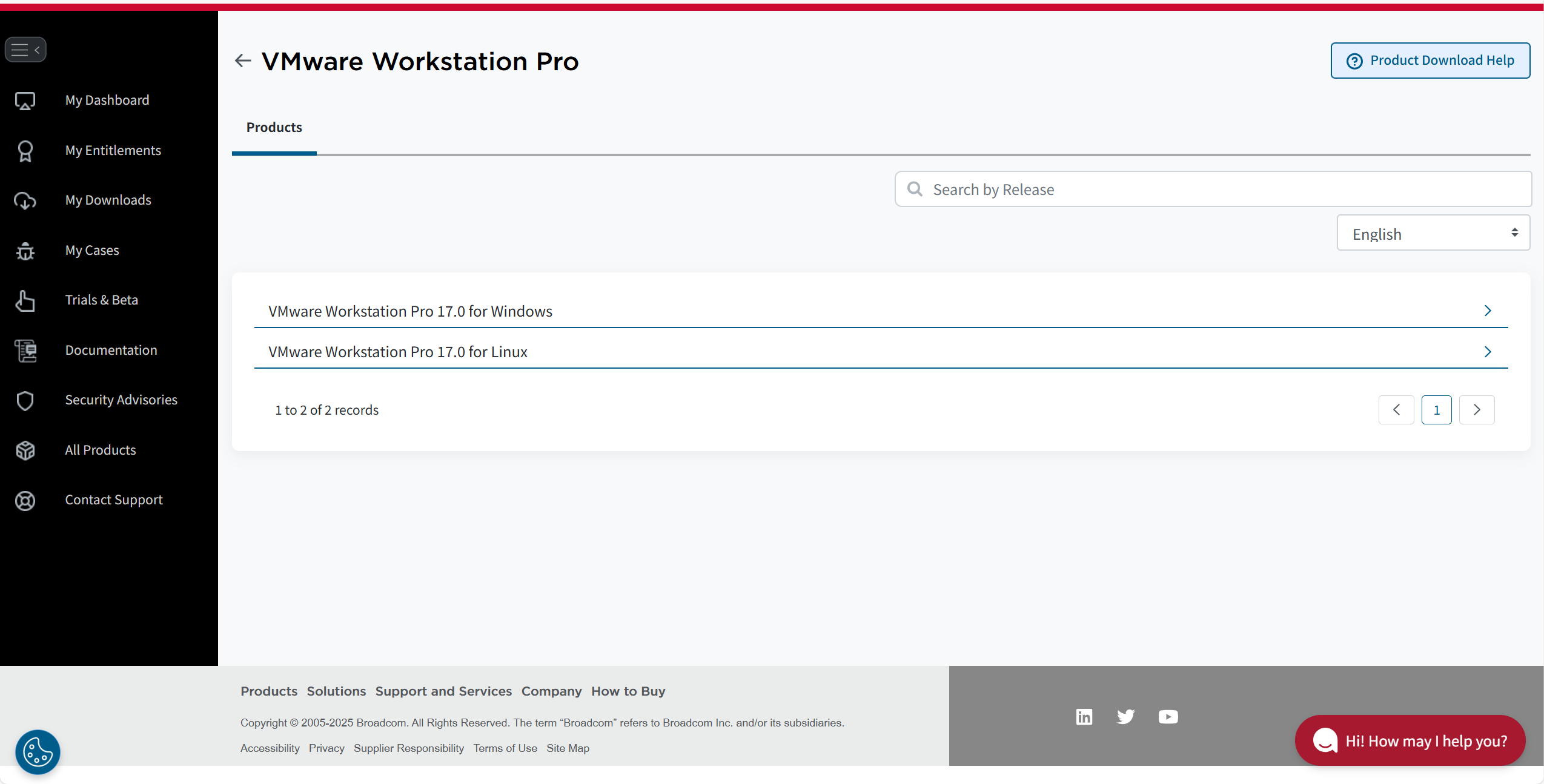 VMware Workstation Pro 从Broadcom下载的全流程教程_vmware workstation 下载-CSDN博客