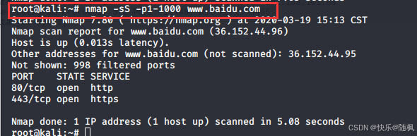 Nmap扫描命令_nmap -sv-CSDN博客