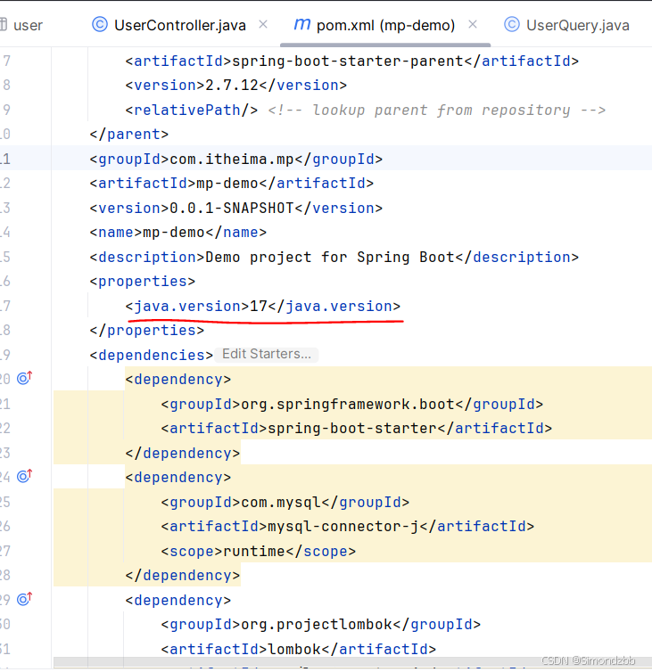 【黑马mp-demo报错】java: 找不到符号 符号: 方法 of(long,long,long) 位置: 接口 java.util.List_java: 找不到符号 符号: 方法 of ...