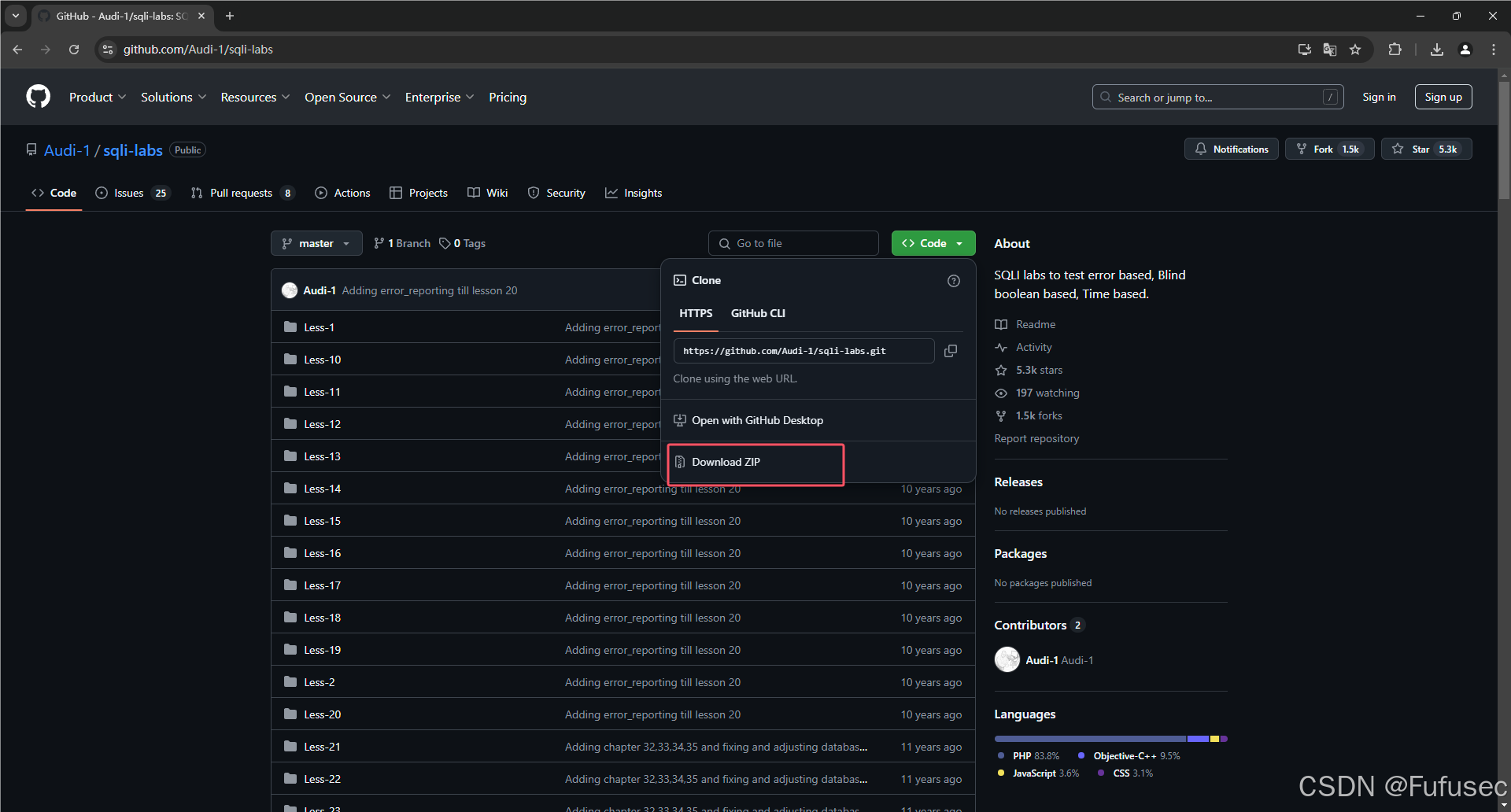 在虚拟机上搭建sqli-labs-master靶场_在linux虚拟机建立sqli-labs靶场-CSDN博客