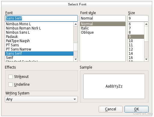 QFontDialog Class_linux qfontdialog-CSDN博客