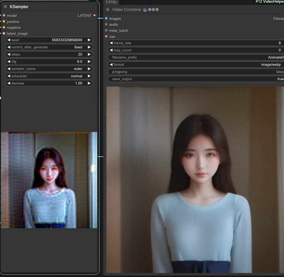 【ComfyUI专栏】ComfyUI 标准生成AnimateDiff动画-CSDN博客