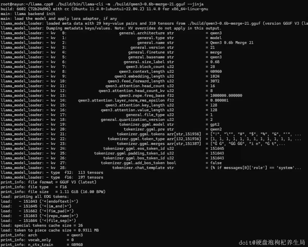 大模型qwen3使用llama.cpp转换为gguf格式_qwen3转gguf-CSDN博客