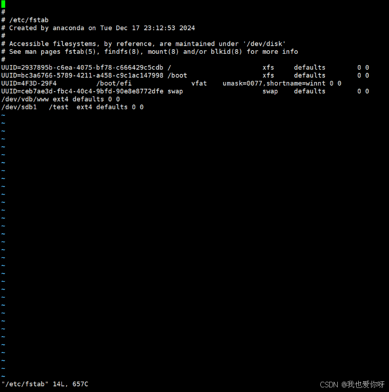 关于在linux下进行硬盘分区挂载，卸载分区，以及文件系统的介绍_creating journal-CSDN博客