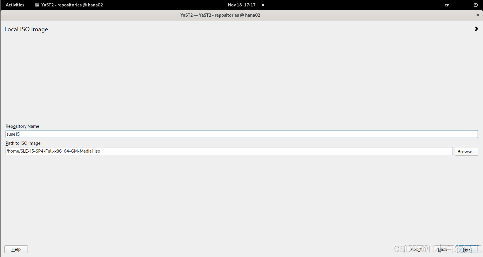 SUSE Linux 15 SP4如何通过图形化界面挂载ISO文件_suse iso-CSDN博客