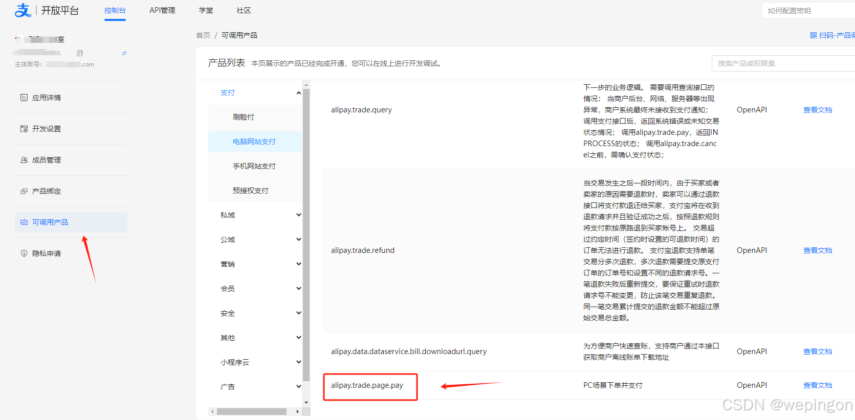 NodeJs简单接入支付宝支付Api_支付宝jsapi支付-CSDN博客