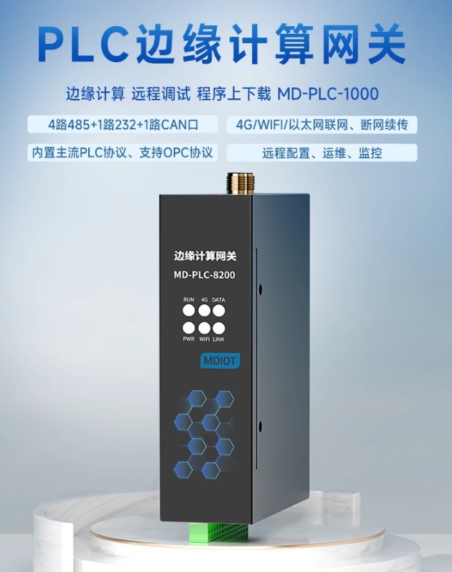 MDIOT PLC边缘计算网关MD-PLC-1000：工业物联网的智能枢纽_工业边缘计算网关-CSDN博客