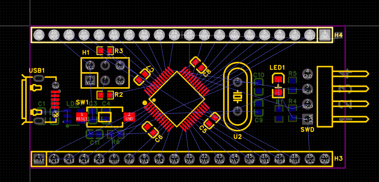 硬件设计---STM32最小系统板和开发板：原理图电路设计、PCB绘制讲解-CSDN博客