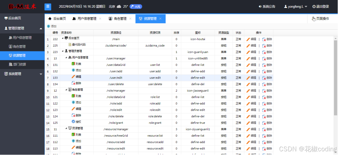 基于java的SpringBoot/SSM+Vue+uniapp的权限管理系统的详细设计和实现(源码+lw+部署文档+讲解等)-CSDN博客