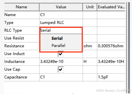 HFSS的LC设置_hfss中parallel和serial-CSDN博客